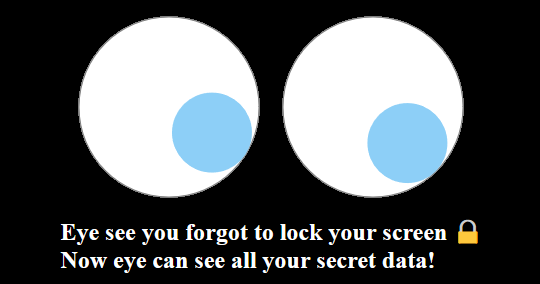 Eye Lock My Screen